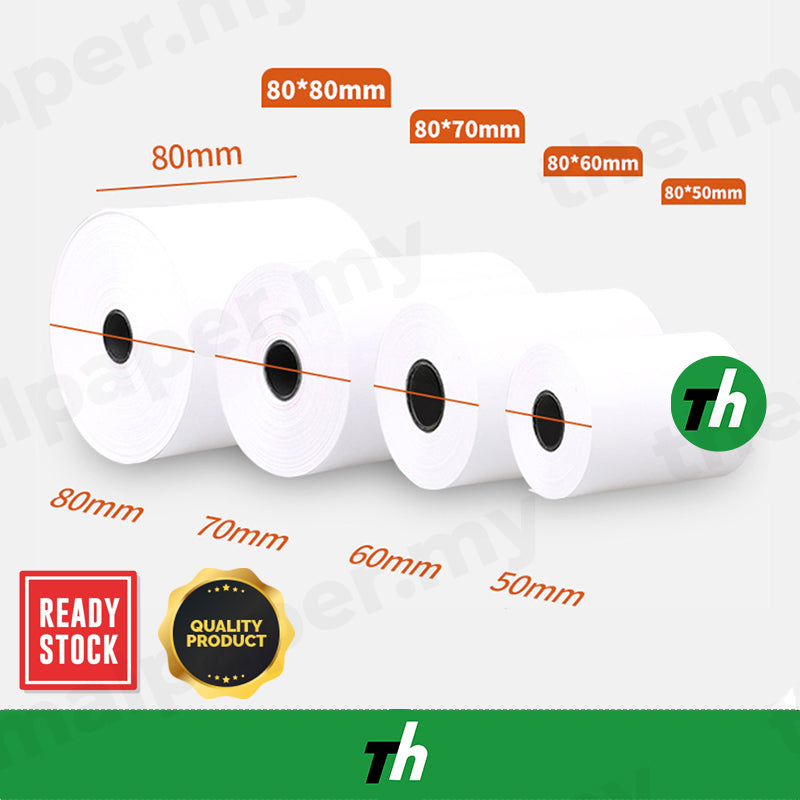 80mm Loose Rolls – Thermalpaper.my
